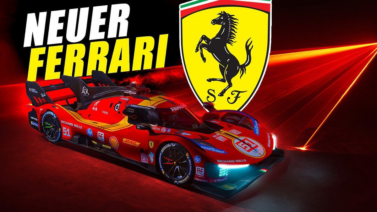 Ferrari präsentiert neues WEC-Auto 2025!