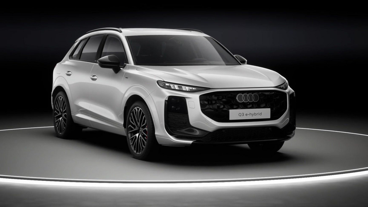 Audi Q3 SUV e-hybrid 200 kW – Plug-in-Hybrid-Antriebsstrang – Animation
