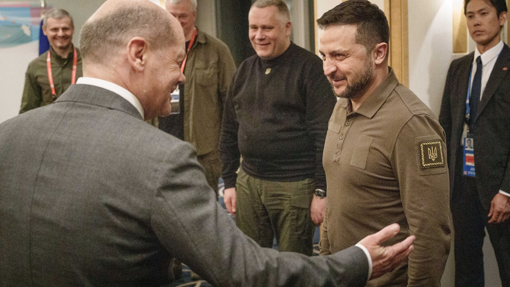 Selenskyj zu Besuch im Rhein-Main-Gebiet