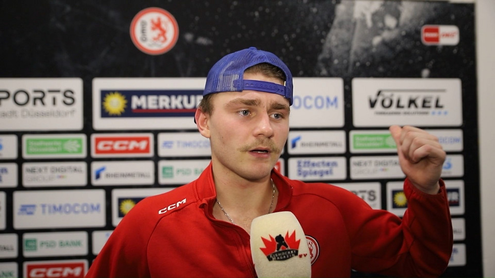 Eishockey: Düsseldorfs Alex Blank moniert abseitsverdächtigen Gegentreffer