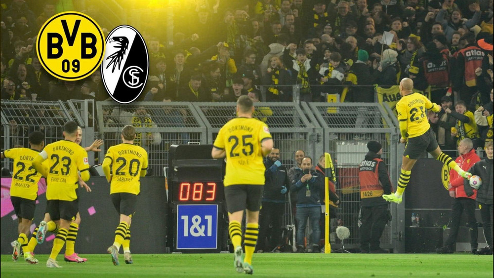 Tore und Tennisbälle: BVB besiegt Lieblingsgegner Freiburg