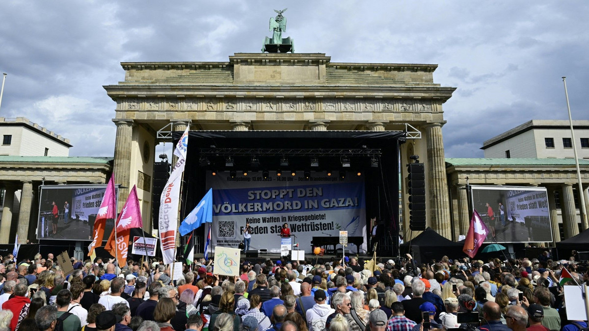 Tausende bei Gaza-Friedensdemo in Berlin