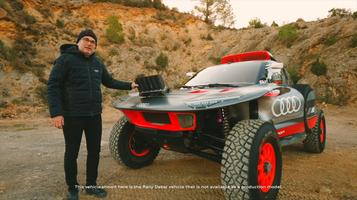 Audi RS Q e-tron for 2024 - Innovative prototype with many new details