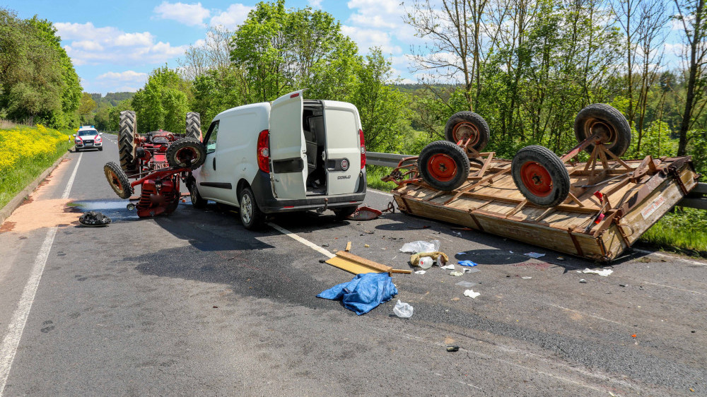 Tödlicher Unfall mit Traktorgespann in Münnerstadt