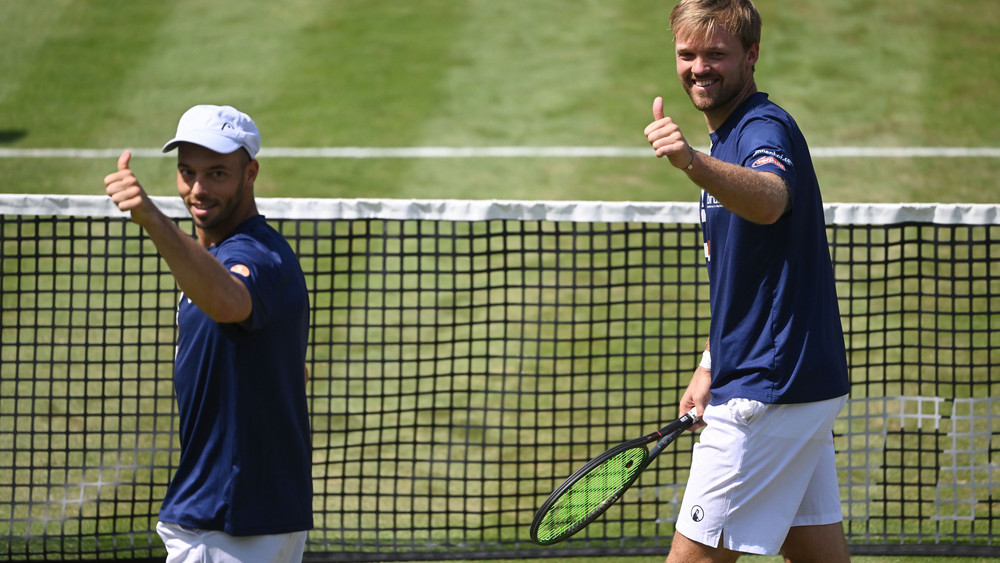 Frankfurter Tennisspieler Tim Pütz im Doppel-Halbfinale von Wimbledon