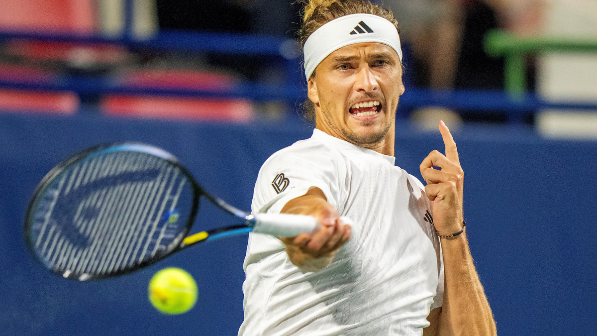 Tennisprofi Alexander Zverev steht in Toronto im Viertelfinale
