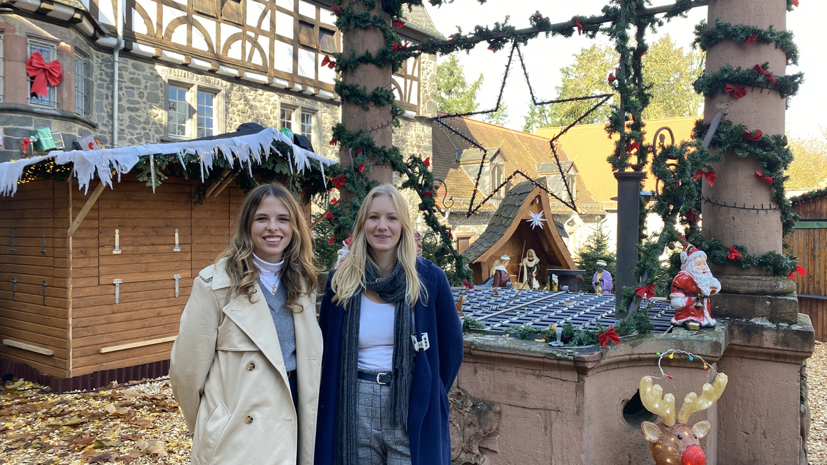 Weihnachtsmarkt in Gießen: Winterwald im Kloster Schiffenberg