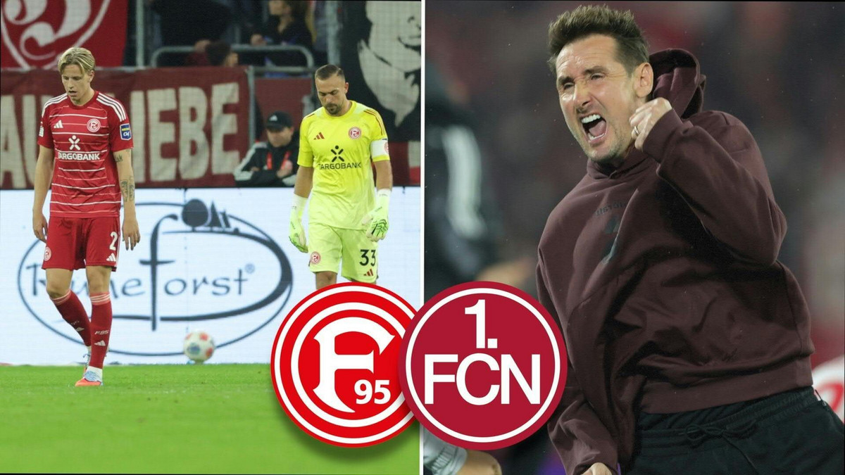 Klose atmet auf: Nürnberg gewinnt wildes Spiel in Düsseldorf