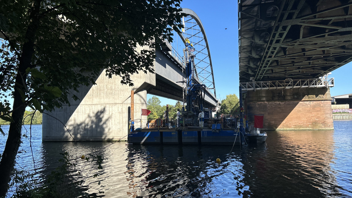 Frankfurt: Bahn baut neue Brücken über den Main
