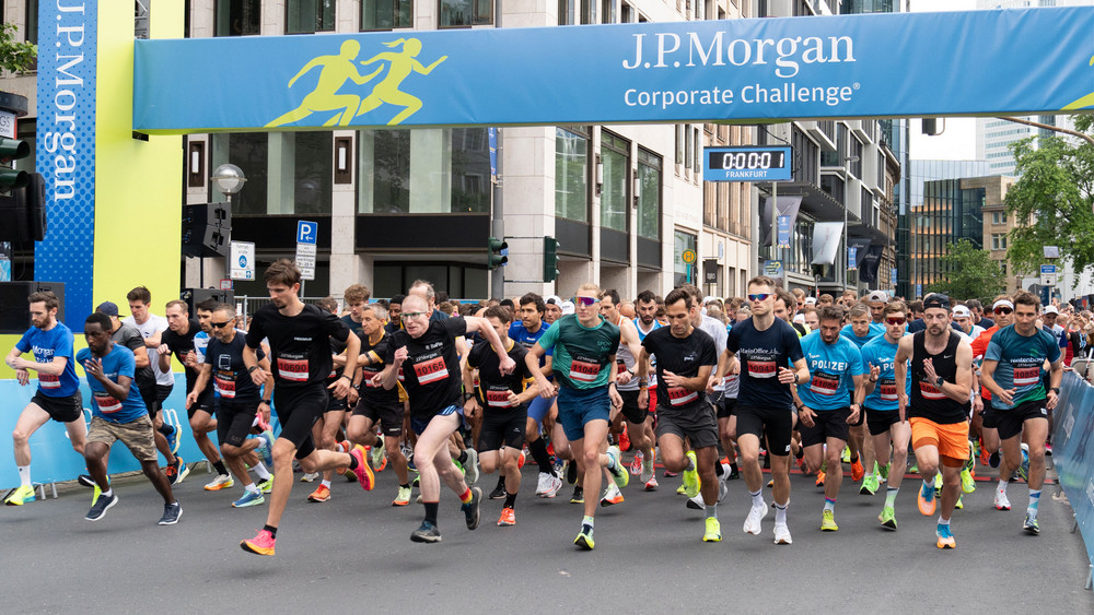 J.P. Morgan Corporate Challenge: Laufevent in Frankfurt