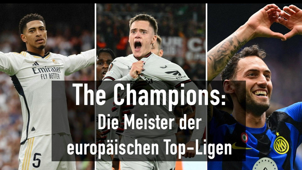 Meisterlich: Das sind die Champions in Europas Top-Ligen