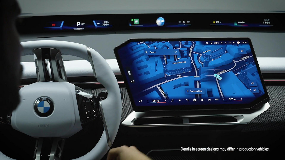 BMW iX3 - BMW Maps - Intelligente, ladeoptimierte Routenplanung und ...