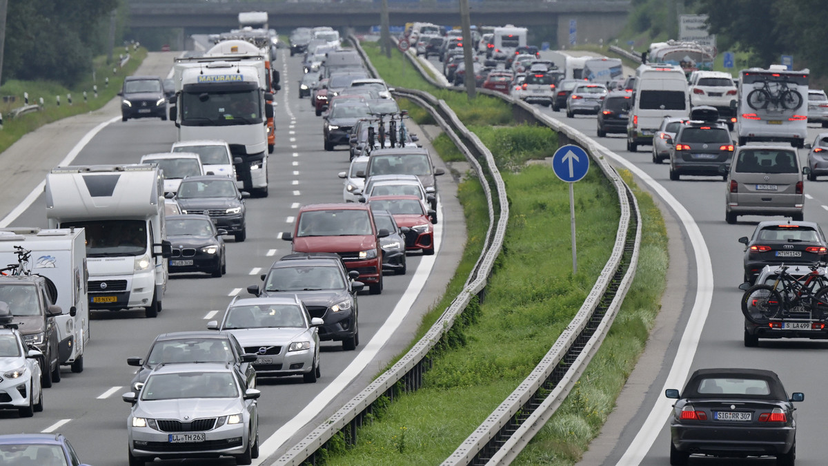 Stau A7 Richtung Wurzburg
