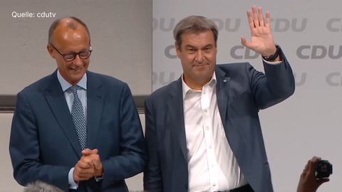 Söder: Diskussion über K-Frage klären Merz und ich