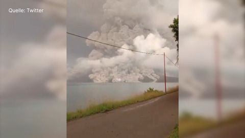 Höchste Alarmstufe: Vulkan Ruang in Indonesien erneut ausgebrochen